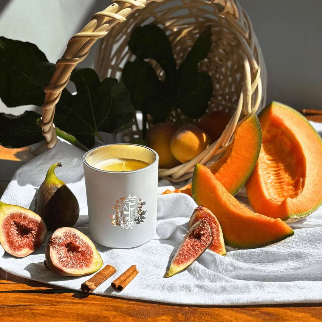 Abbey Rose Fig & Melon Candle – Sunlit Orchard Scent